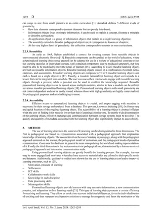 Model for motivating learners with personalized learning objects in a hypermedia adaptive ...