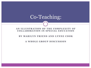 collaborative teaching | PPTX