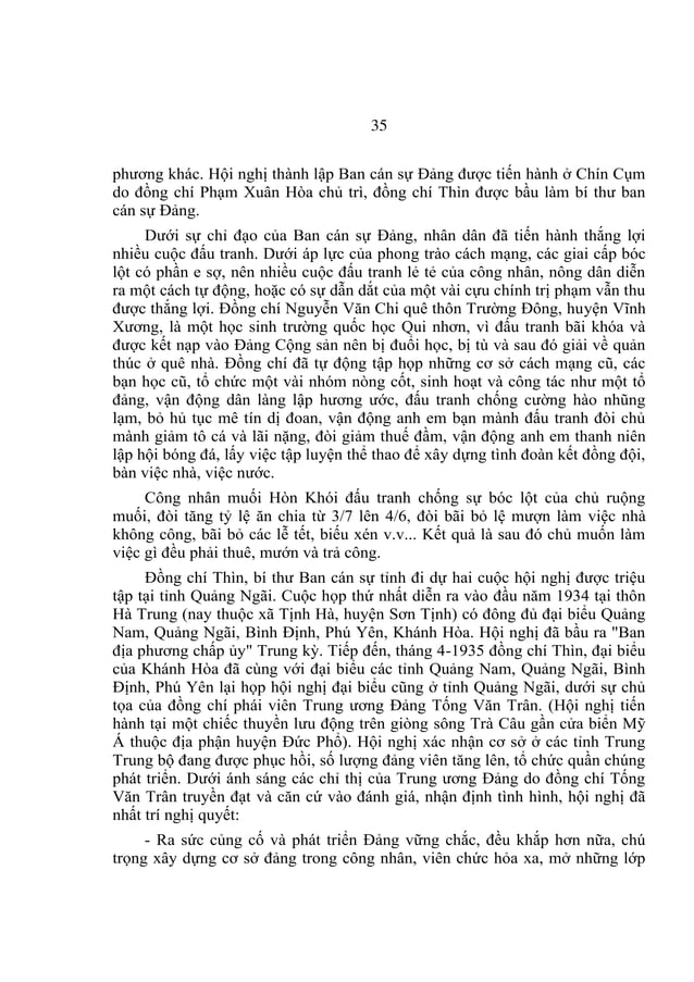 LỊCH SỬ ĐẢNG BỘ ĐẢNG CỘNG SẢN VIỆT NAM TỈNH KHÁNH HÒA (1930 - 1975)_10234812052019 | PDF