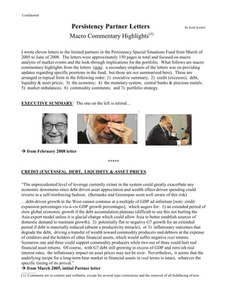 Persistency_Comments_Summary | PDF