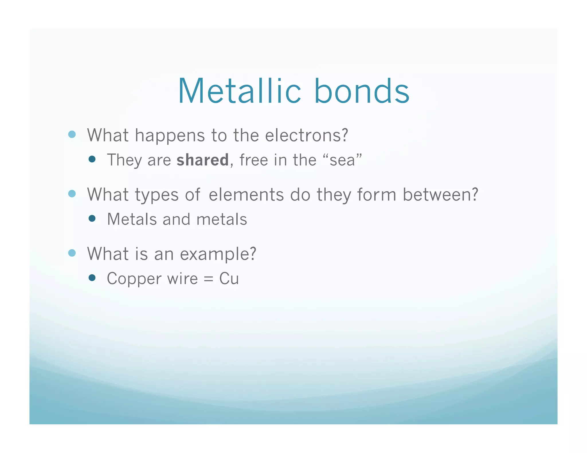 10/23 What are the 3 types of chemical bonds? | PPT | Free Download
