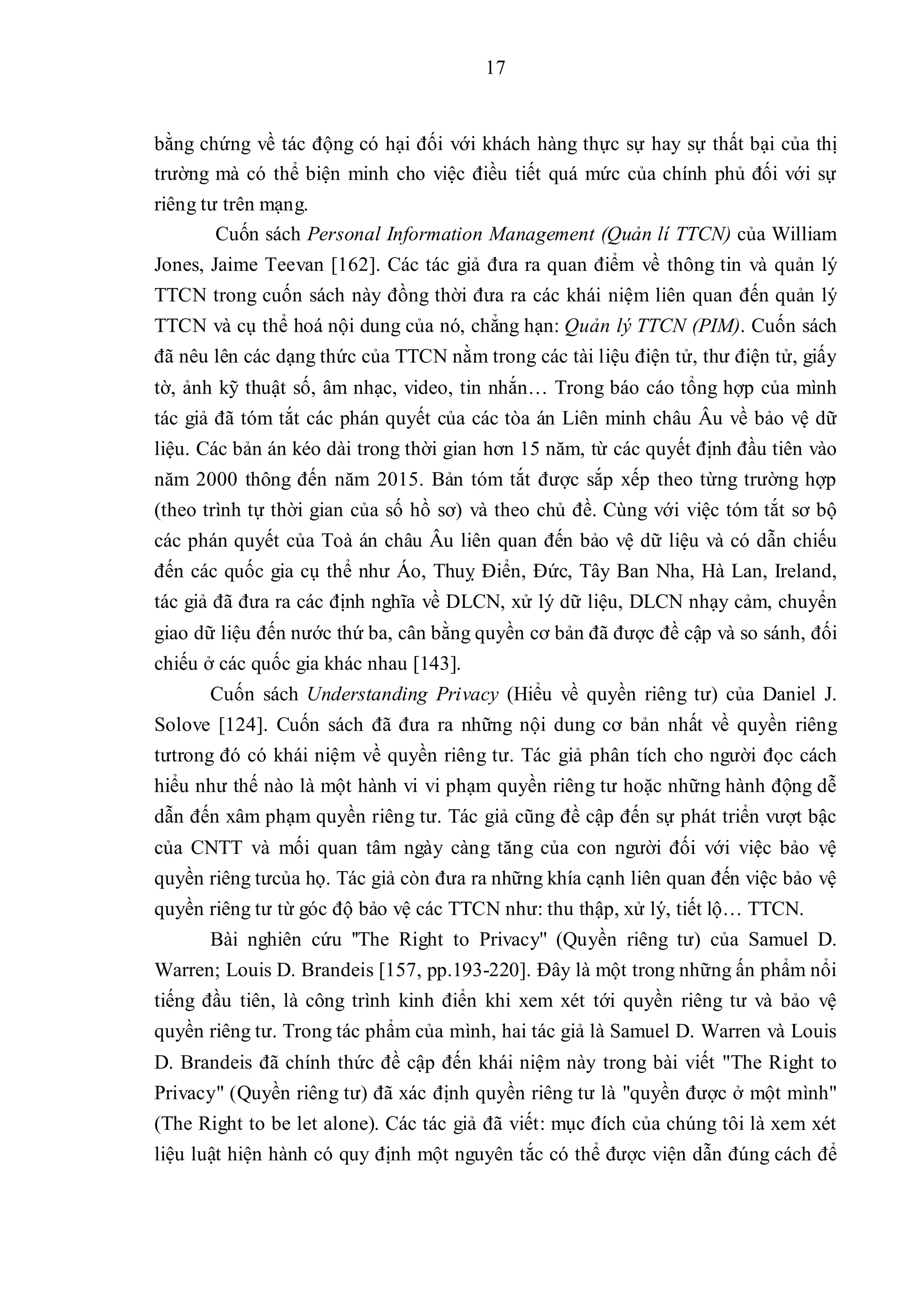 LUẬN ÁN TIẾN SĨ HOÀN THIỆN PHÁP LUẬT VỀ BẢO VỆ THÔNG TIN CÁ NHÂN Ở VIỆT NAM HIỆN NAY ...