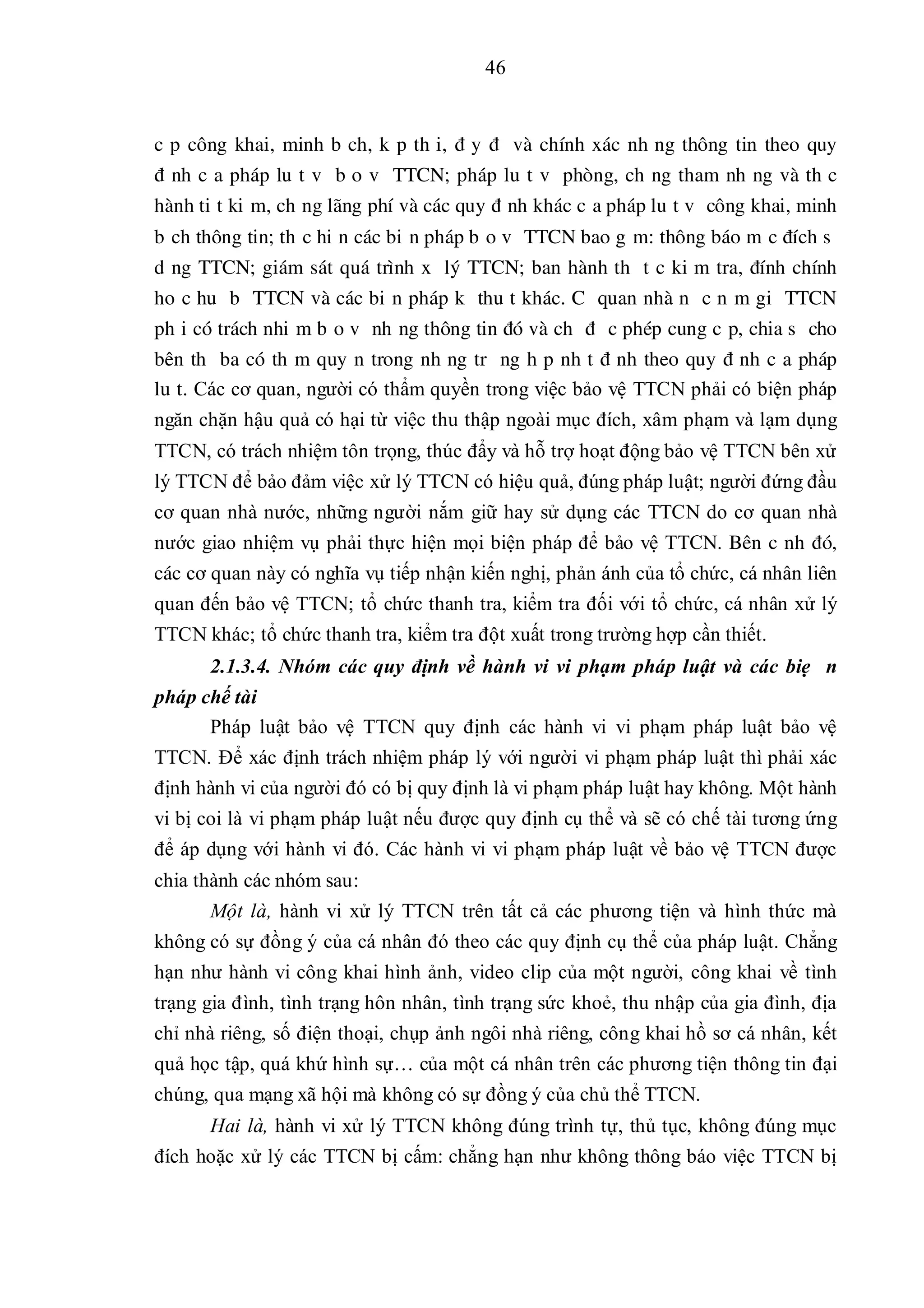 LUẬN ÁN TIẾN SĨ HOÀN THIỆN PHÁP LUẬT VỀ BẢO VỆ THÔNG TIN CÁ NHÂN Ở VIỆT NAM HIỆN NAY ...