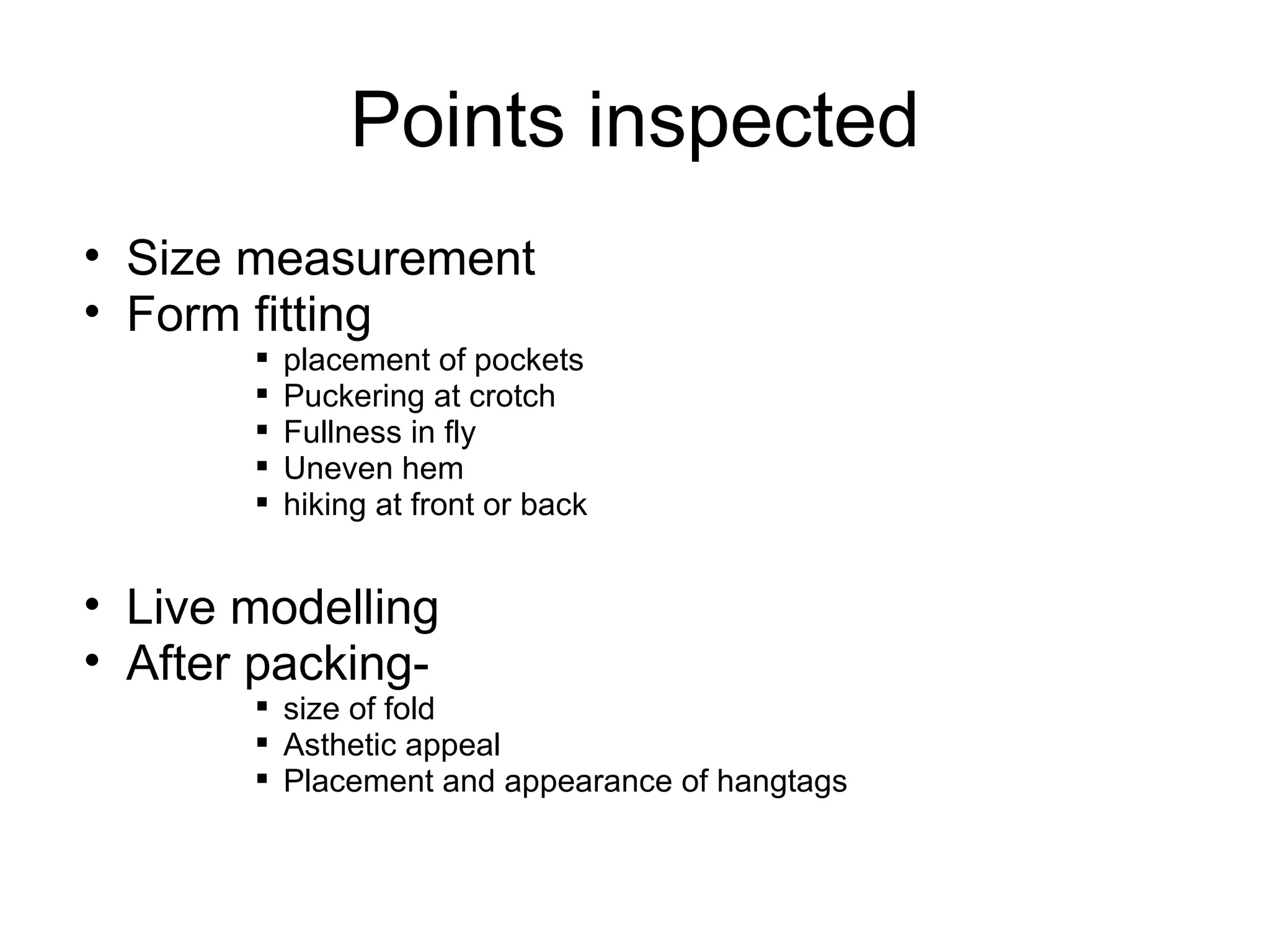 Final inspection | PPT