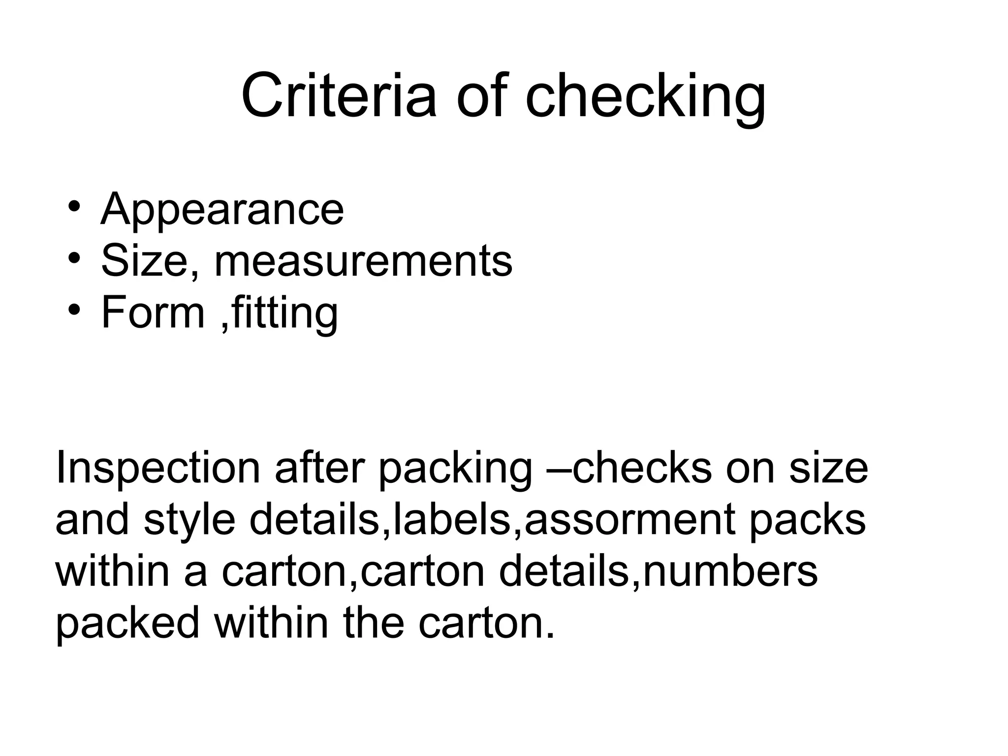 Final inspection | PPT