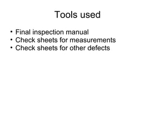 Final inspection | PPT