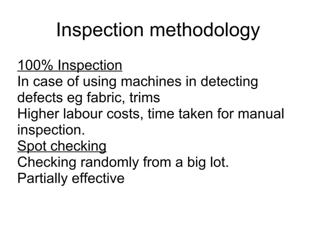 Final inspection | PPT