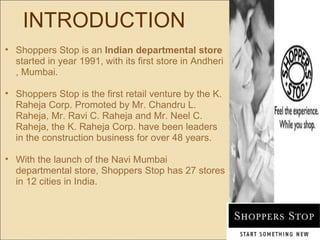 shoppers stop | PPT | Retail Industry | Industries