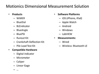 Motionics Presentation | PPTX