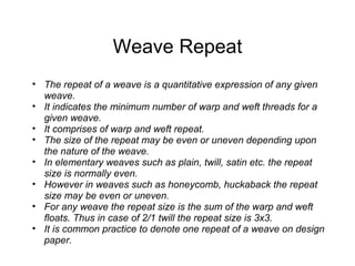 weaves | PPT