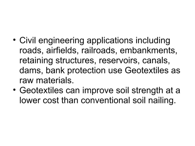 Geotextiles | PPT