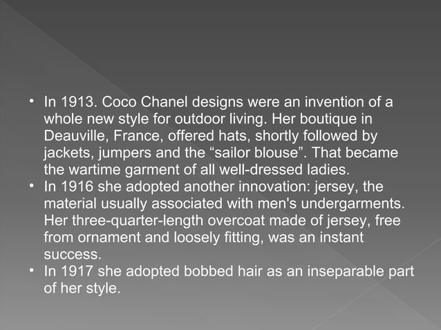 Coco Chanel | PPT