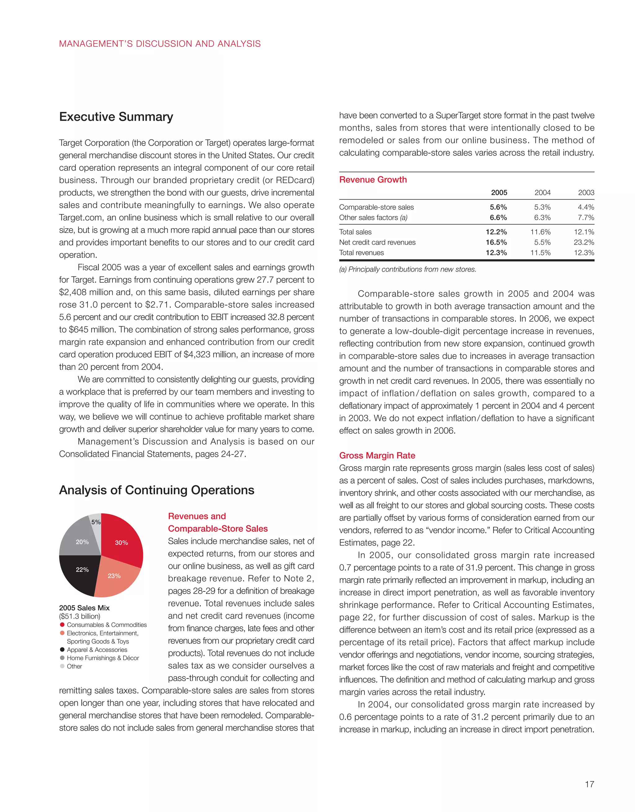 Target Annual Report 2005 | PDF | Business Accounting & Finance | Business
