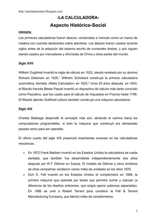Analisis Tecnico De La Calculadora | PDF