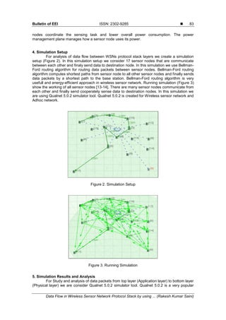 Data Flow in Wireless Sensor Network Protocol Stack by using Bellman-Ford Routing Algorithm | PDF