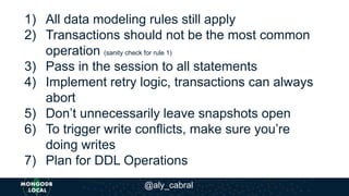 MongoDB.local Austin 2018: How and When to Use Multi-Document Distributed Transactions | PPTX ...