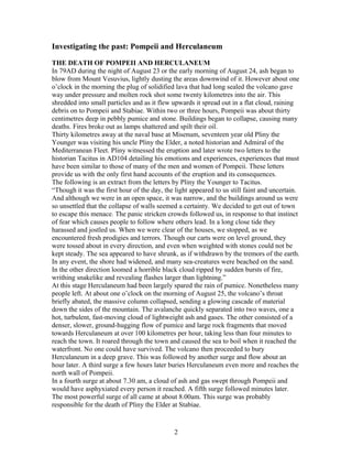 InvestigatingThePastTeachersNotes | PDF | Geology | Science