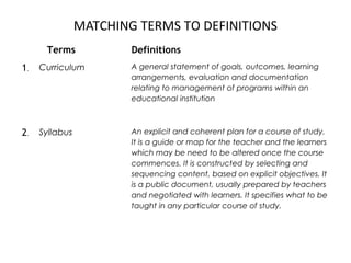 Language curriculum | PPT