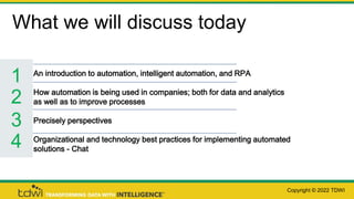 Key Components of a Successful Automation Implementation | PPT