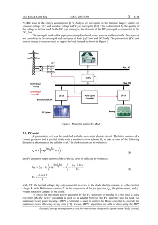 Microgrid energy management system for smart home using multi-agent system | PDF