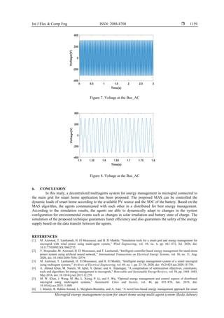 Microgrid energy management system for smart home using multi-agent system | PDF