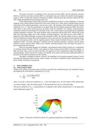 Intelligent Control for Doubly Fed Induction Generator Connected to the Electrical Network | PDF