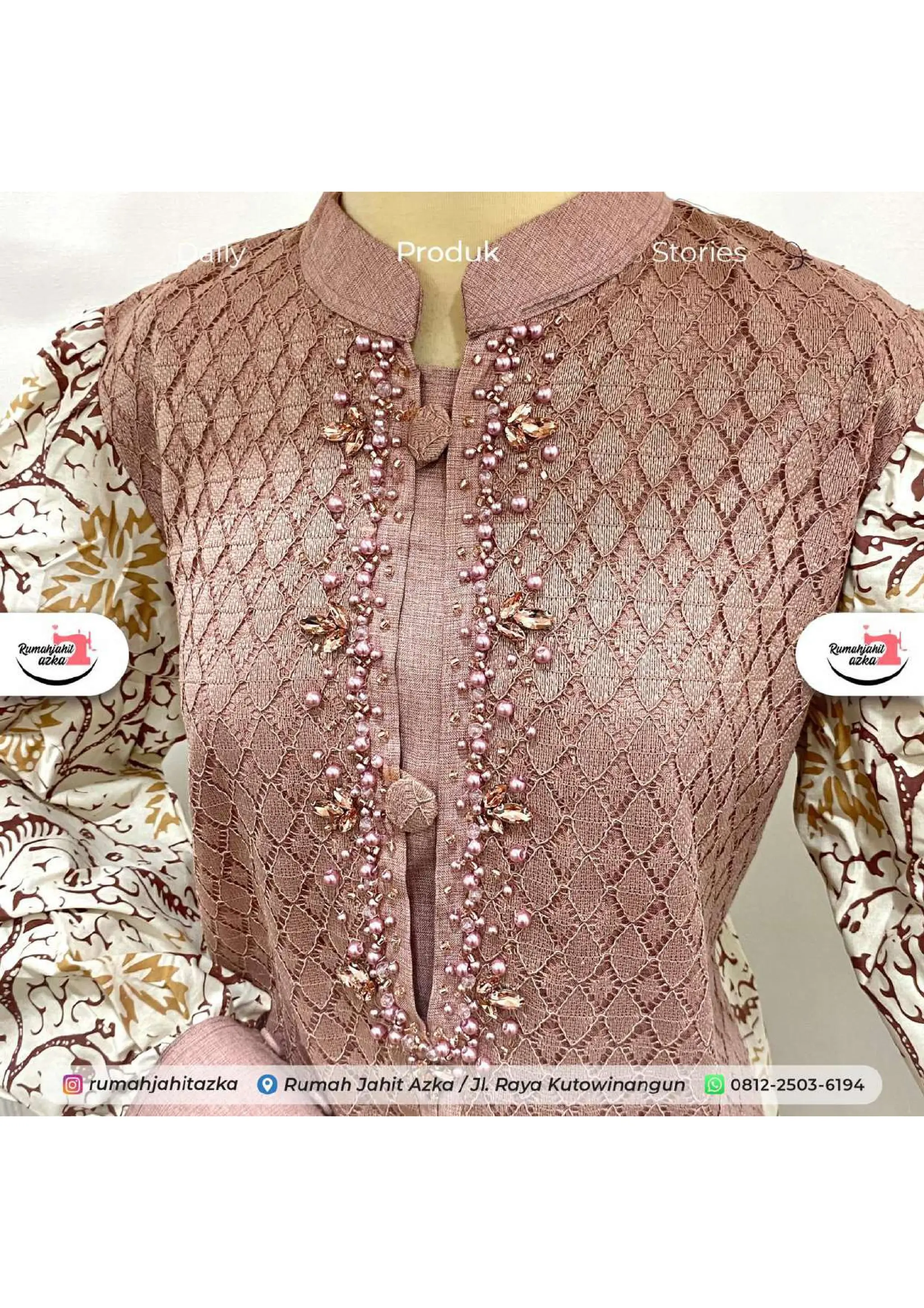 Atasan Batik Modern Payet Rumah Jahit Azka | PDF