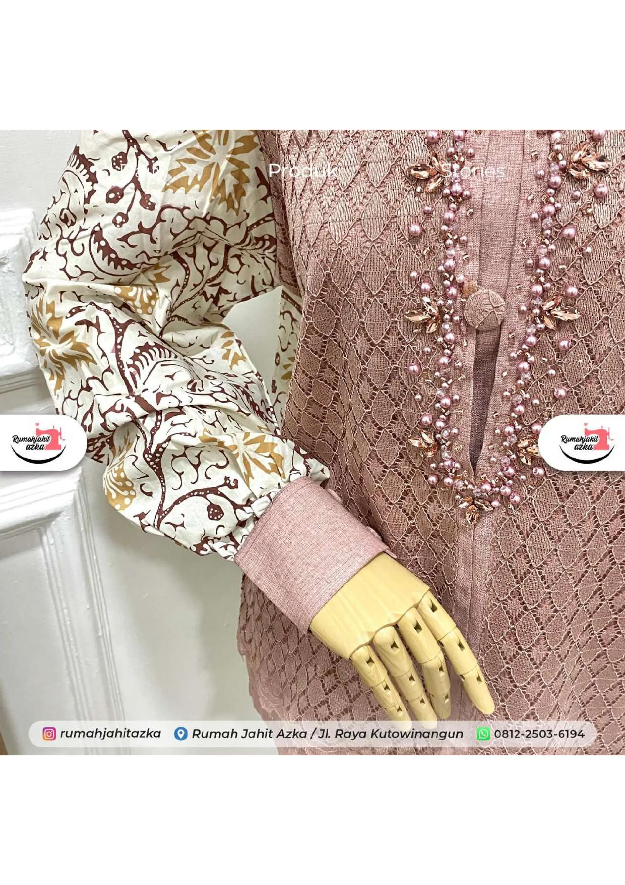 Atasan Batik Modern Payet Rumah Jahit Azka | PDF