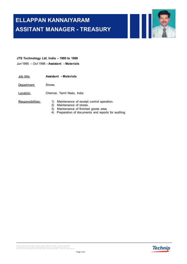 Ellappan Resume | PDF