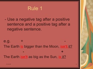 question tag for beginners . In easy way and simple illustrations | PPT