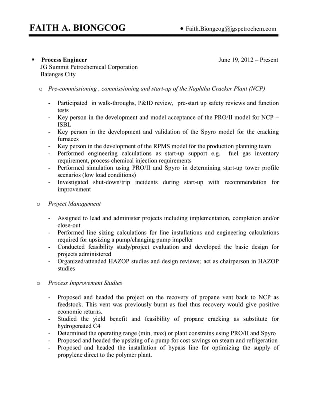 Process Engineer | PDF