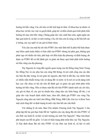 nghiên cứu xây dựng Bộ chỉ tiêu PTBV về_10272812052019 | PDF