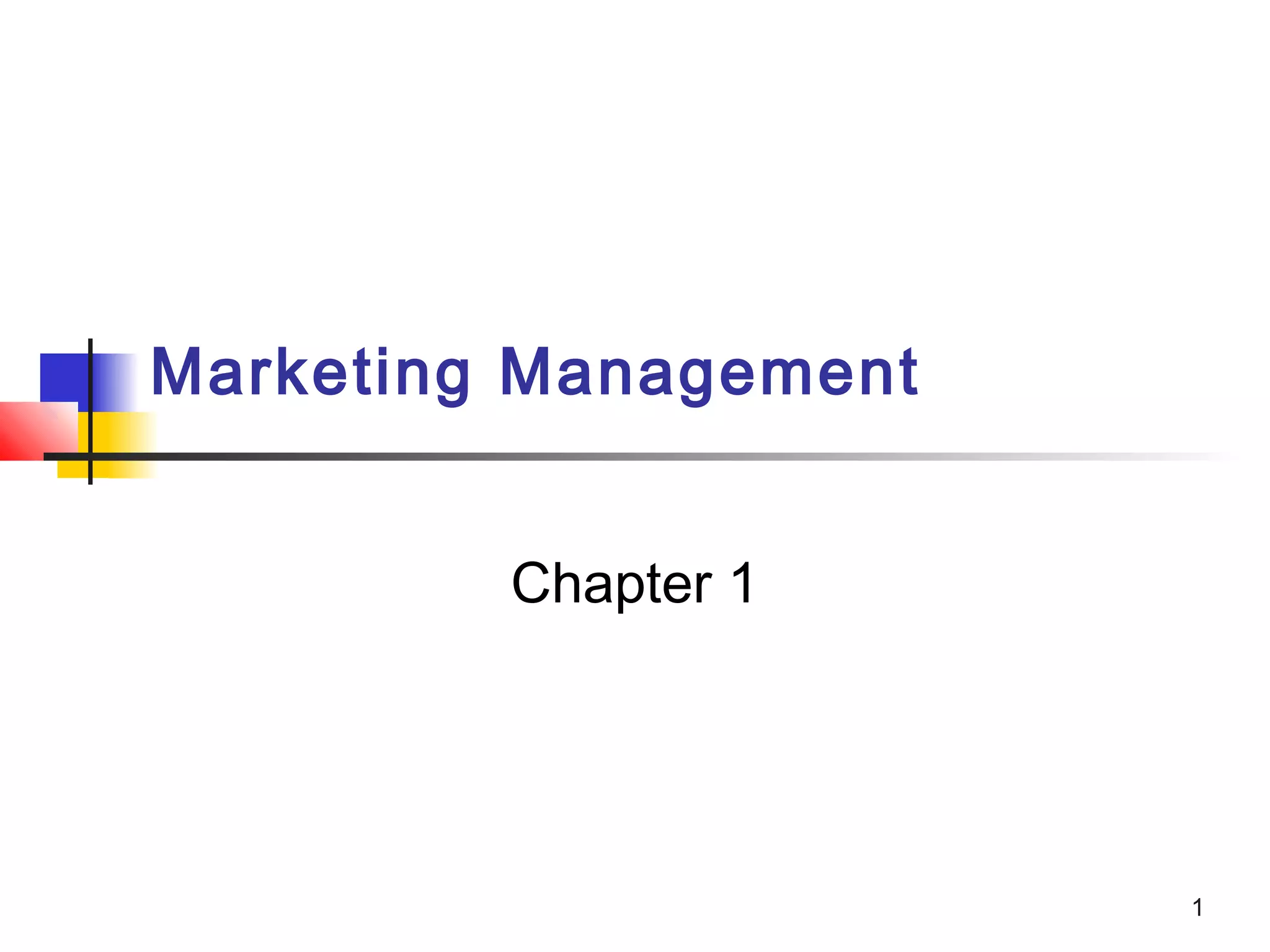 MARKETING MANAGEMENT | PPT