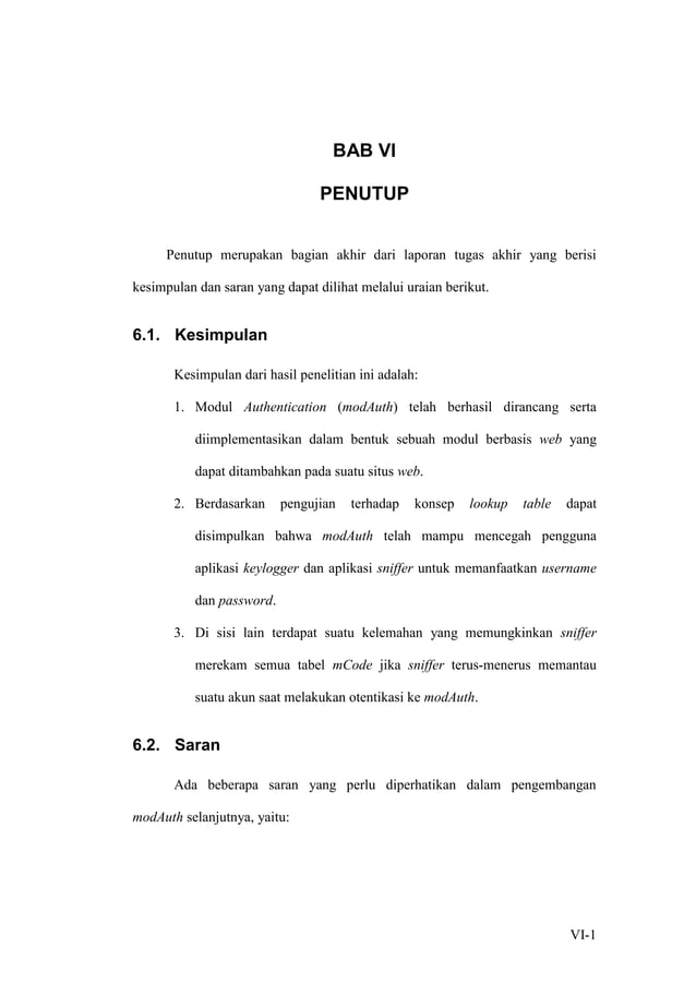 affTA06 - BAB VI | PDF