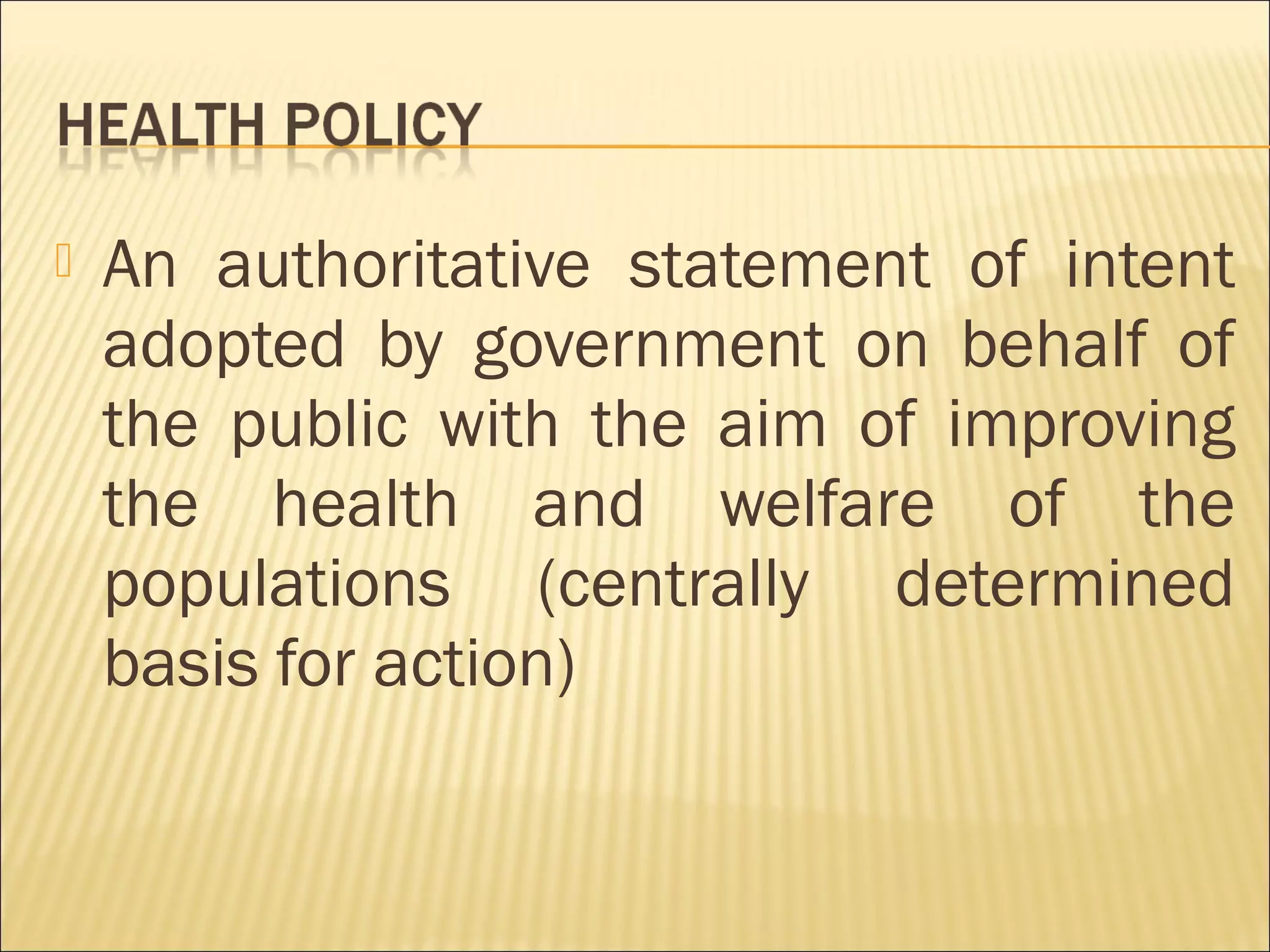 introduction-to-health-policy | PPT
