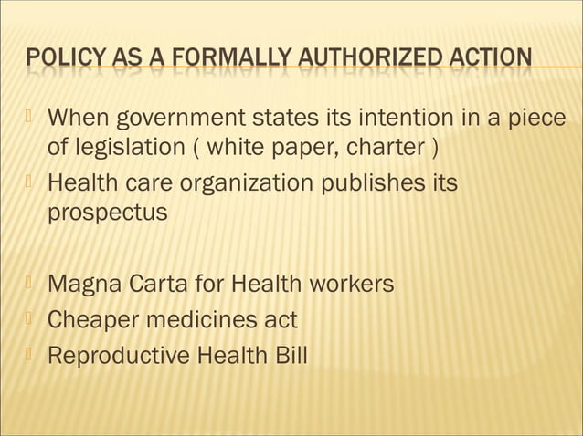 introduction-to-health-policy | PPT
