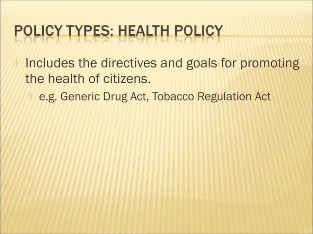 introduction-to-health-policy | PPT