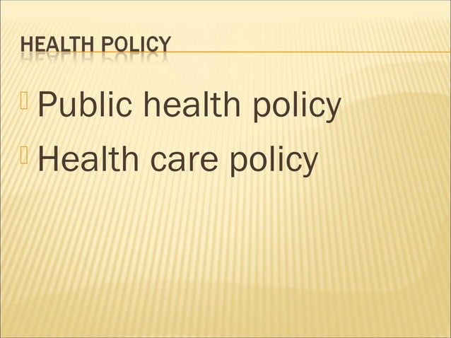 introduction-to-health-policy | PPT