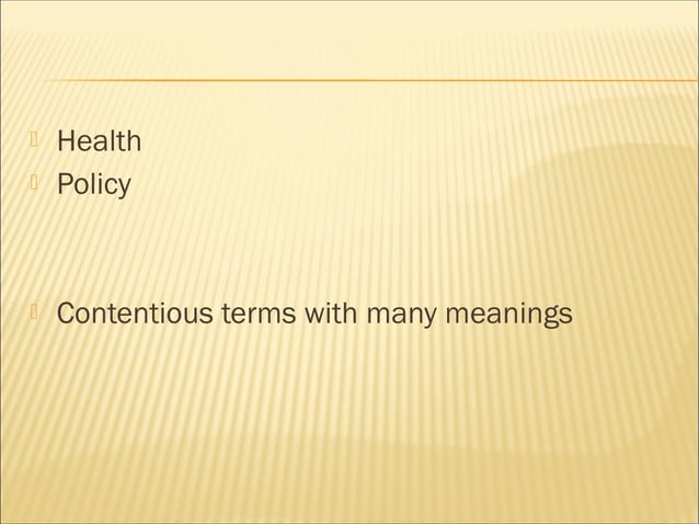 introduction-to-health-policy | PPT
