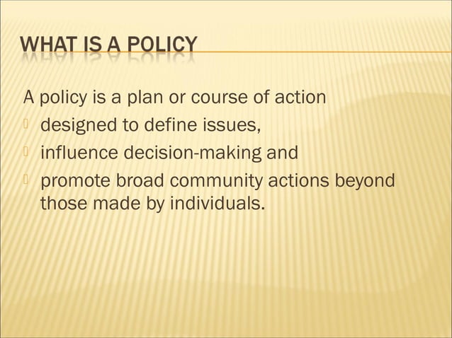 introduction-to-health-policy | PPT
