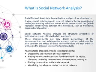 Social Network Analysis (SNA) 2018 | PPTX