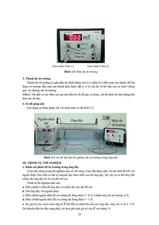 TÀI LIỆU HƯỚNG DẪN THÍ NGHIỆM VẬT LÝ ĐẠI CƯƠNG ĐIỆN-TỪ VÀ QUANG_10294612052019 | PDF