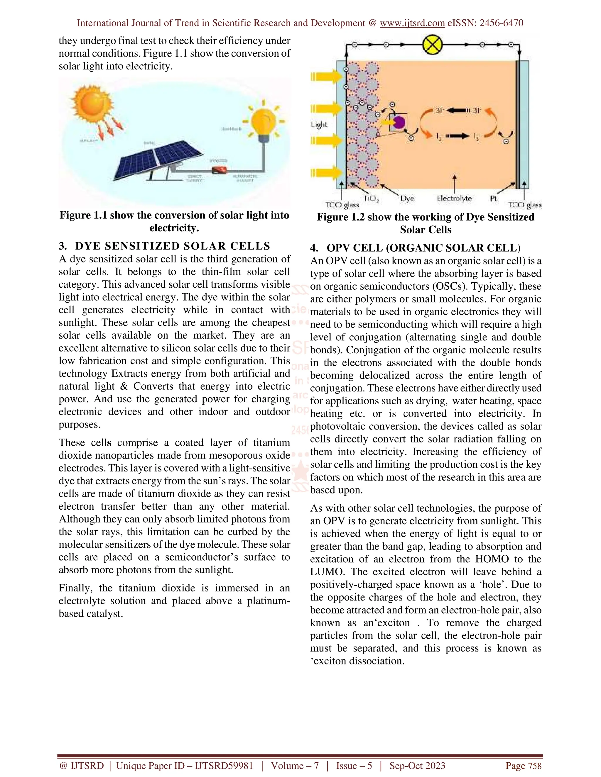 Advance Solar Cells and Printed Solar Cell A Review | PDF