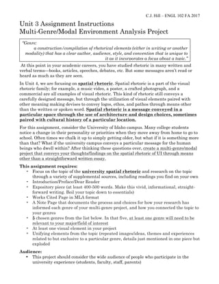 102 assignment sheet and assessment articulation | PDF