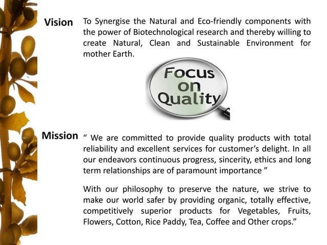 Ocean Biotech - Brochure | PPT