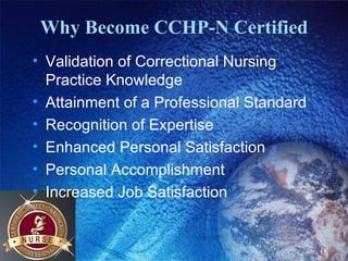 102 Correctional Nursing Final 040609 | PPT