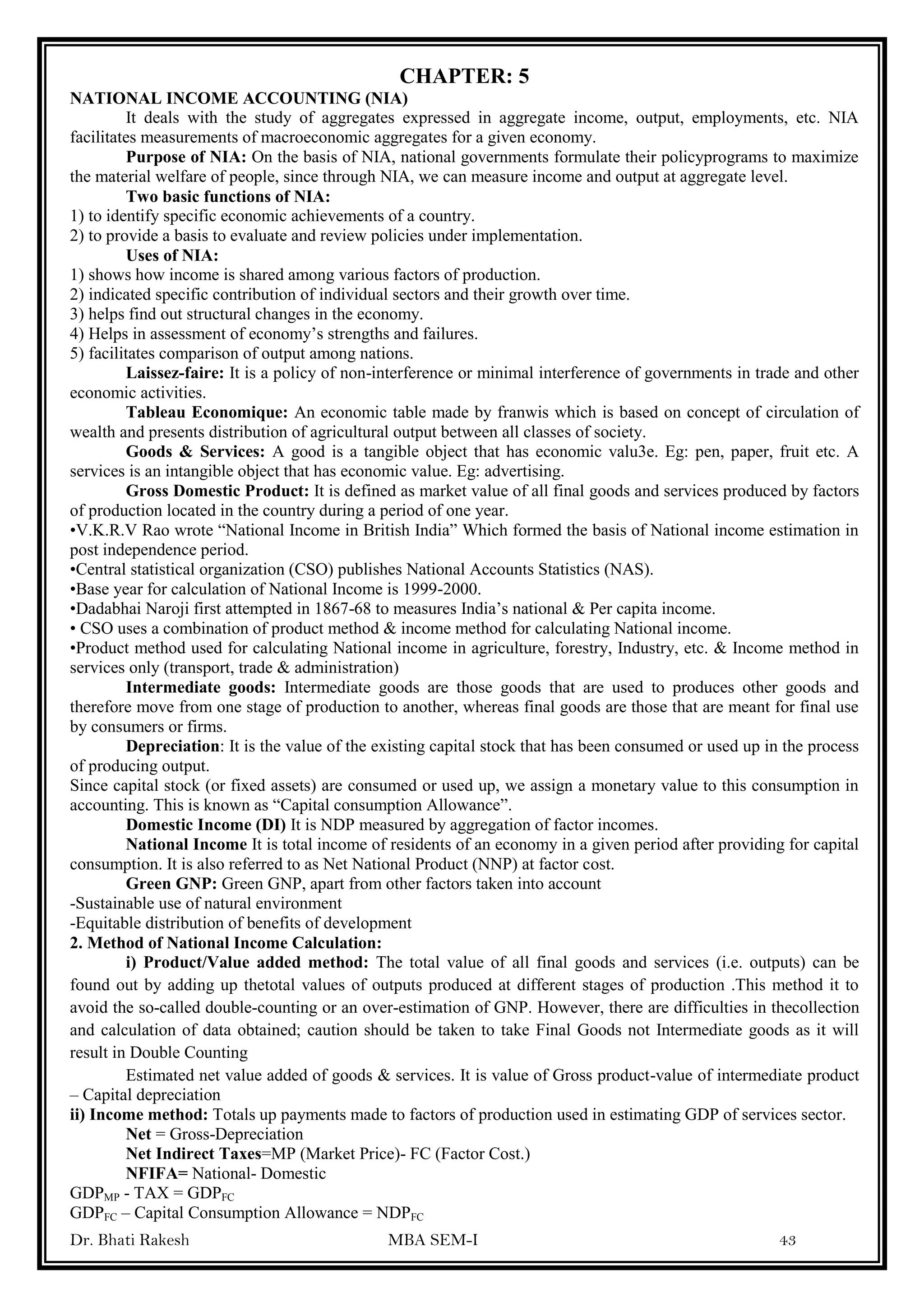 102 ECONOMIC ANALYSIS FOR BUSINESS DECISIONS course note | PDF