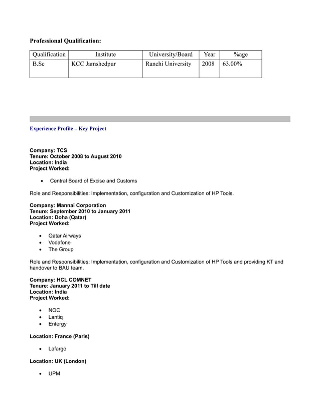 Monitoring Tools Consultant | DOC