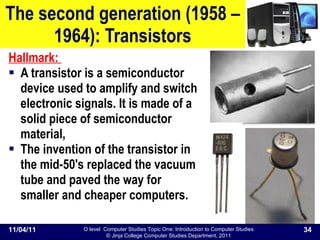 Second Generation Computer Transistors