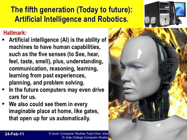 Fifth Generation Computers Artificial Intelligence